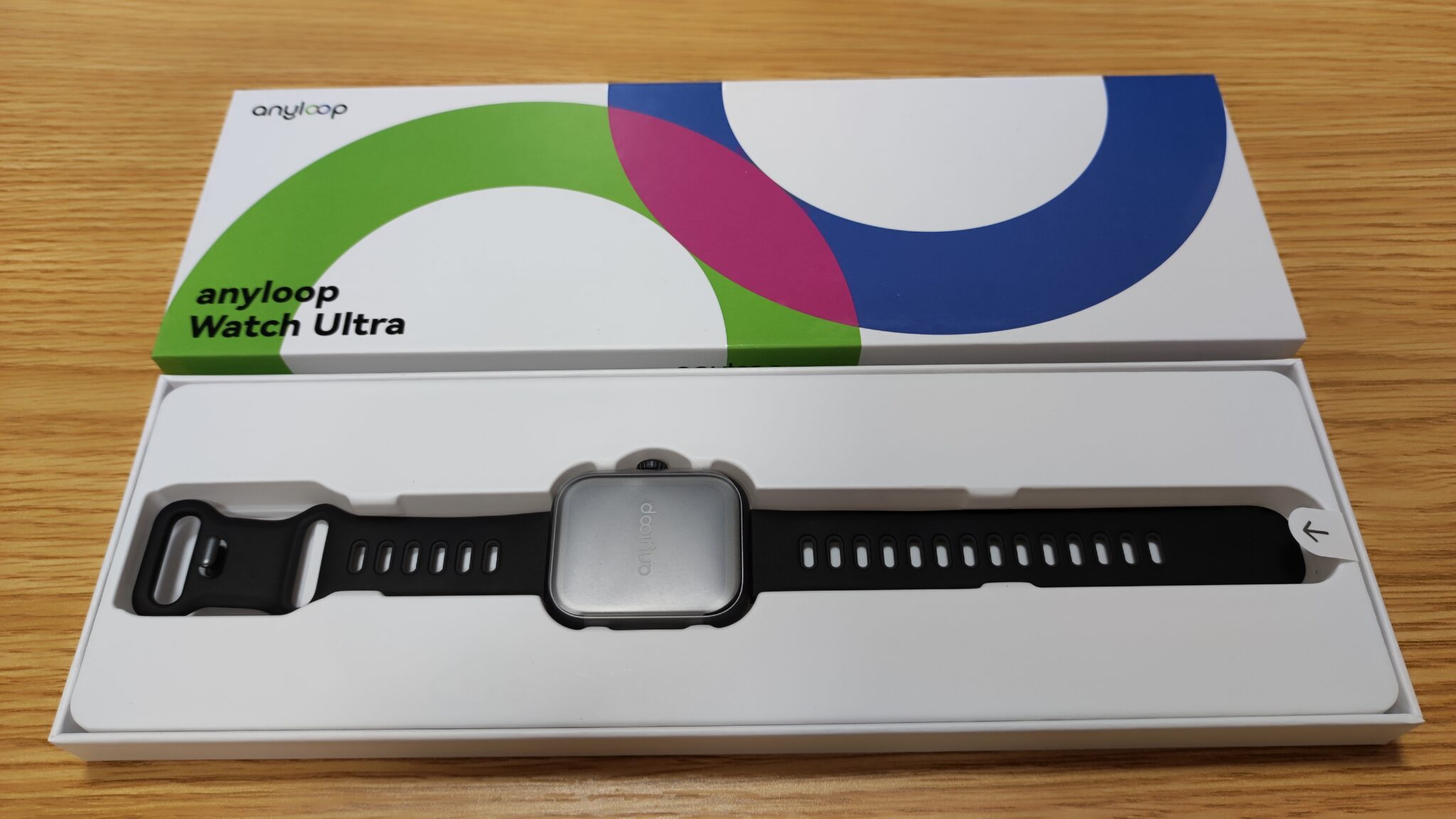 anyloop Watch Ultra開封レビュー1万円以下で購入できる安くて多機能おすすめスマートウォッチレビュー｜モズログ